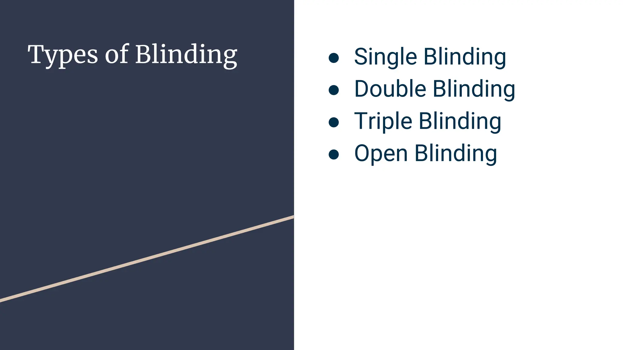 Types of Blinding in Clinical Research.. | PPTX