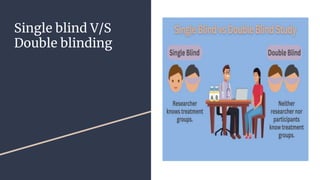 Types of Blinding in Clinical Research.. | PPTX