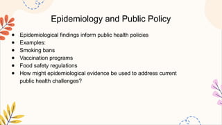 BASIC EPIDEMIOLOGY (Introduction to Public Health) | PPTX