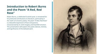 Critical Appreciation of Robert Burns's Poem - A Red, Red Rose.pptx