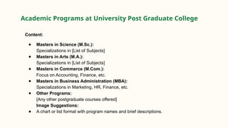 University Post Graduate College Secunderabad | PPTX