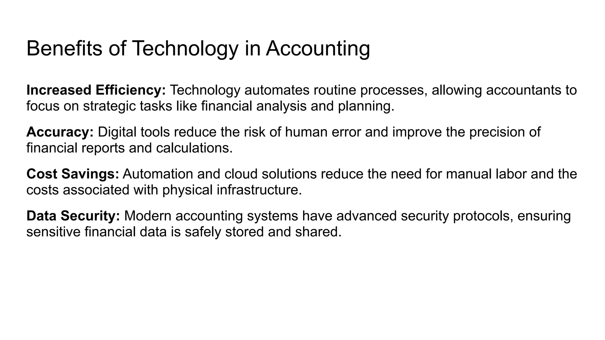 The Role of Technology in Modern Accounting | PDF