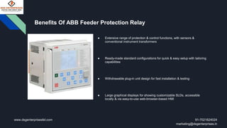 ABB Feeder Protection & Control REF615 IEC Numerical Relay | PPTX