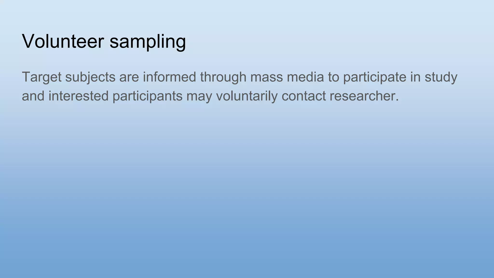 Non probability sampling process | PPT