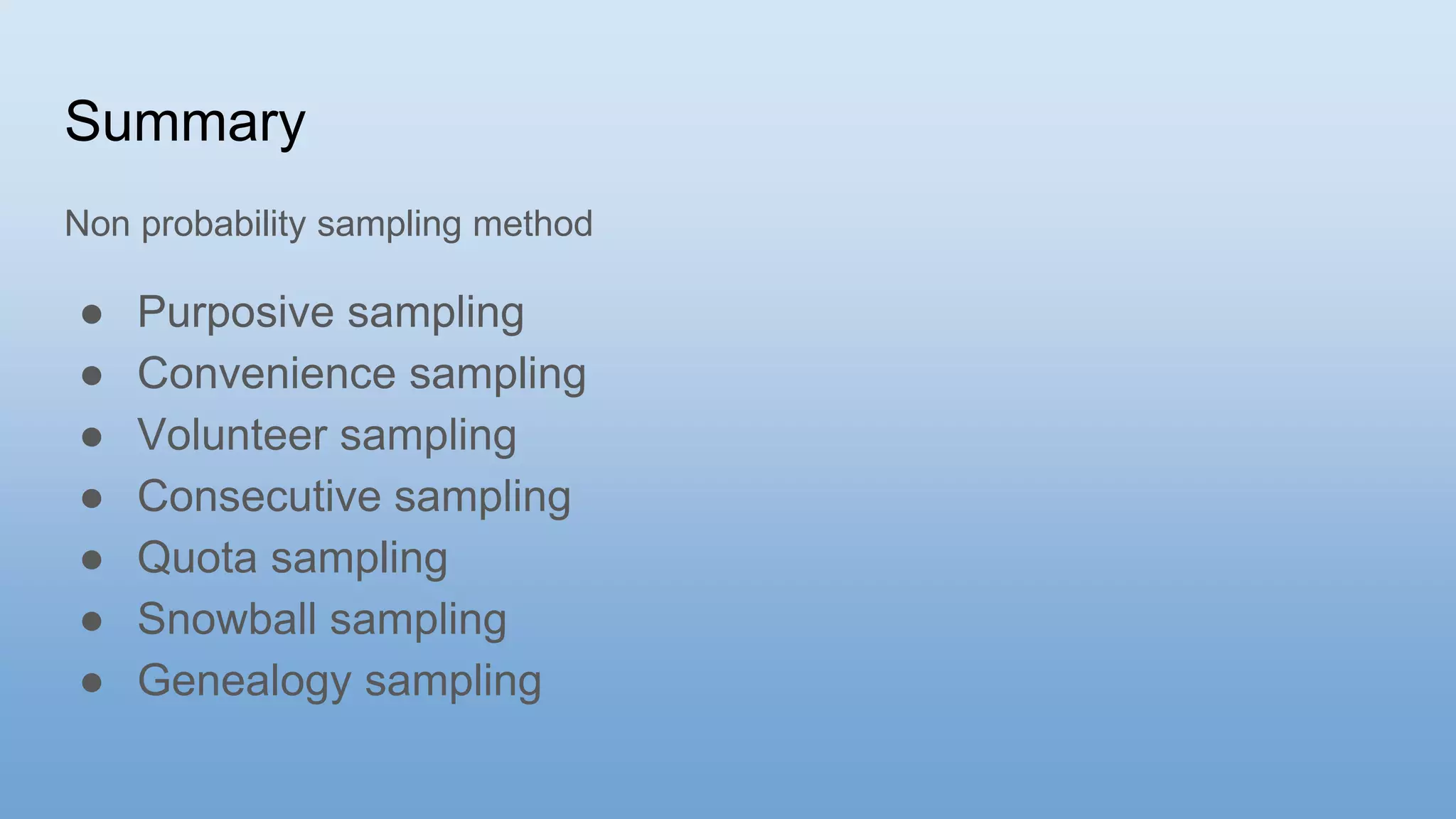 Non probability sampling process | PPTX