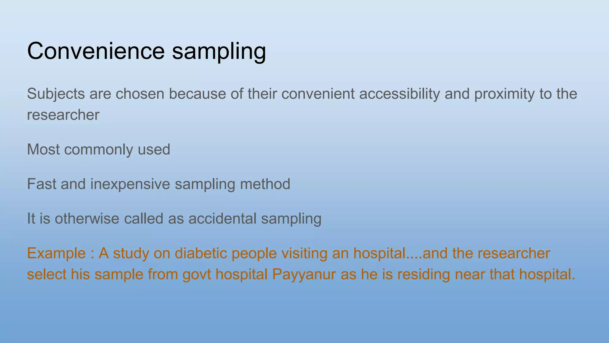 Non probability sampling process | PPTX