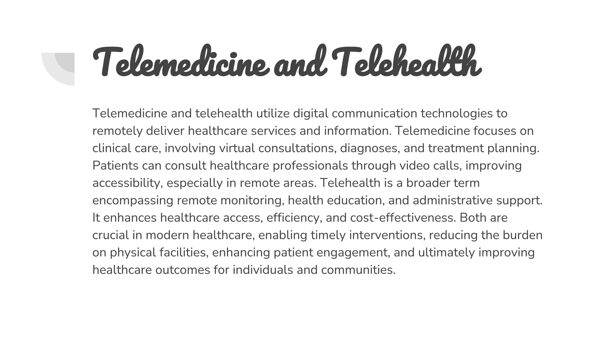 Revolutionizing health through technology | PPTX