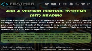 Version Control Systems (Git) | graphic design service in nagercoil | PDF | Technology & Computing