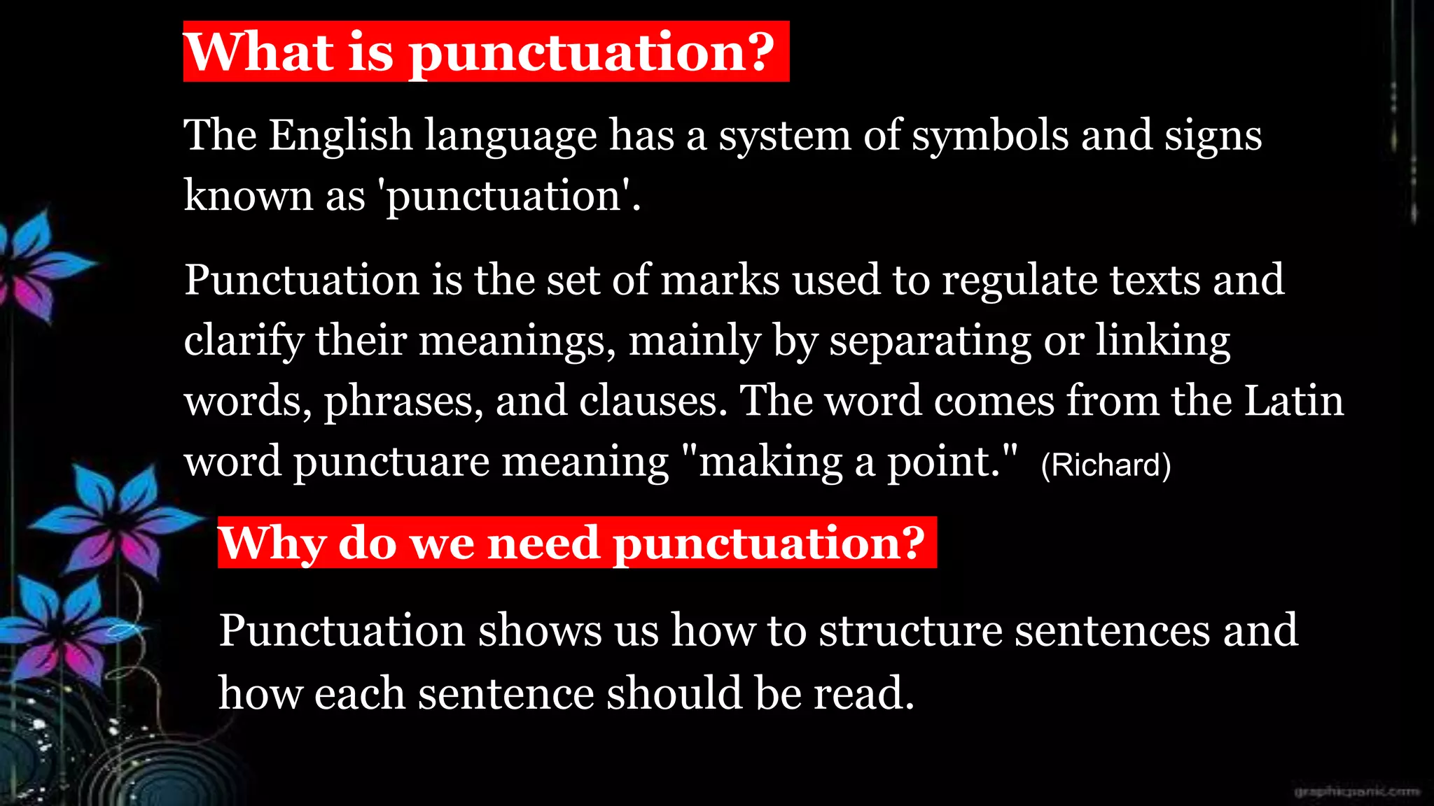 Punctuation Mark is Important in writing | PPTX