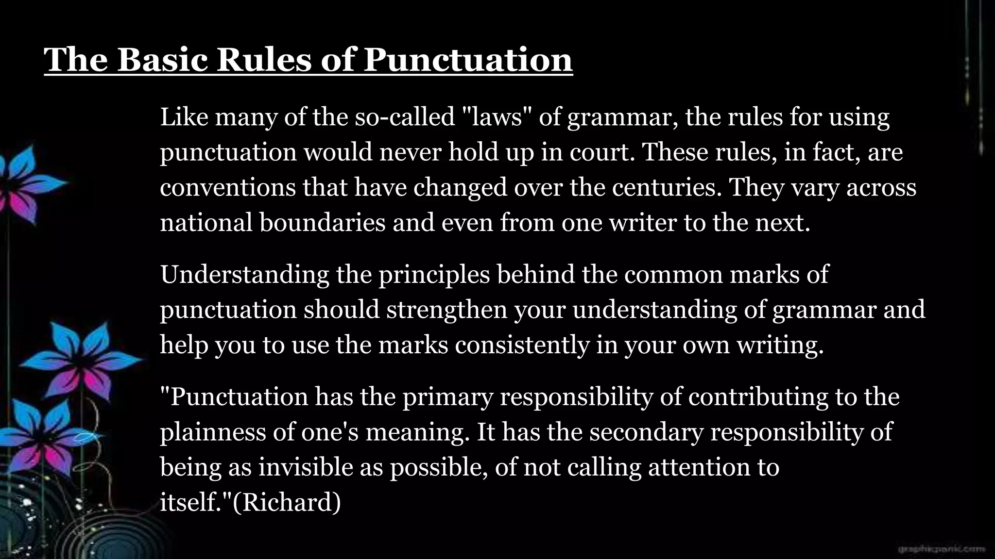 Punctuation Mark is Important in writing | PPTX