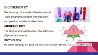 Introduction of Biology in living organisms | PPTX