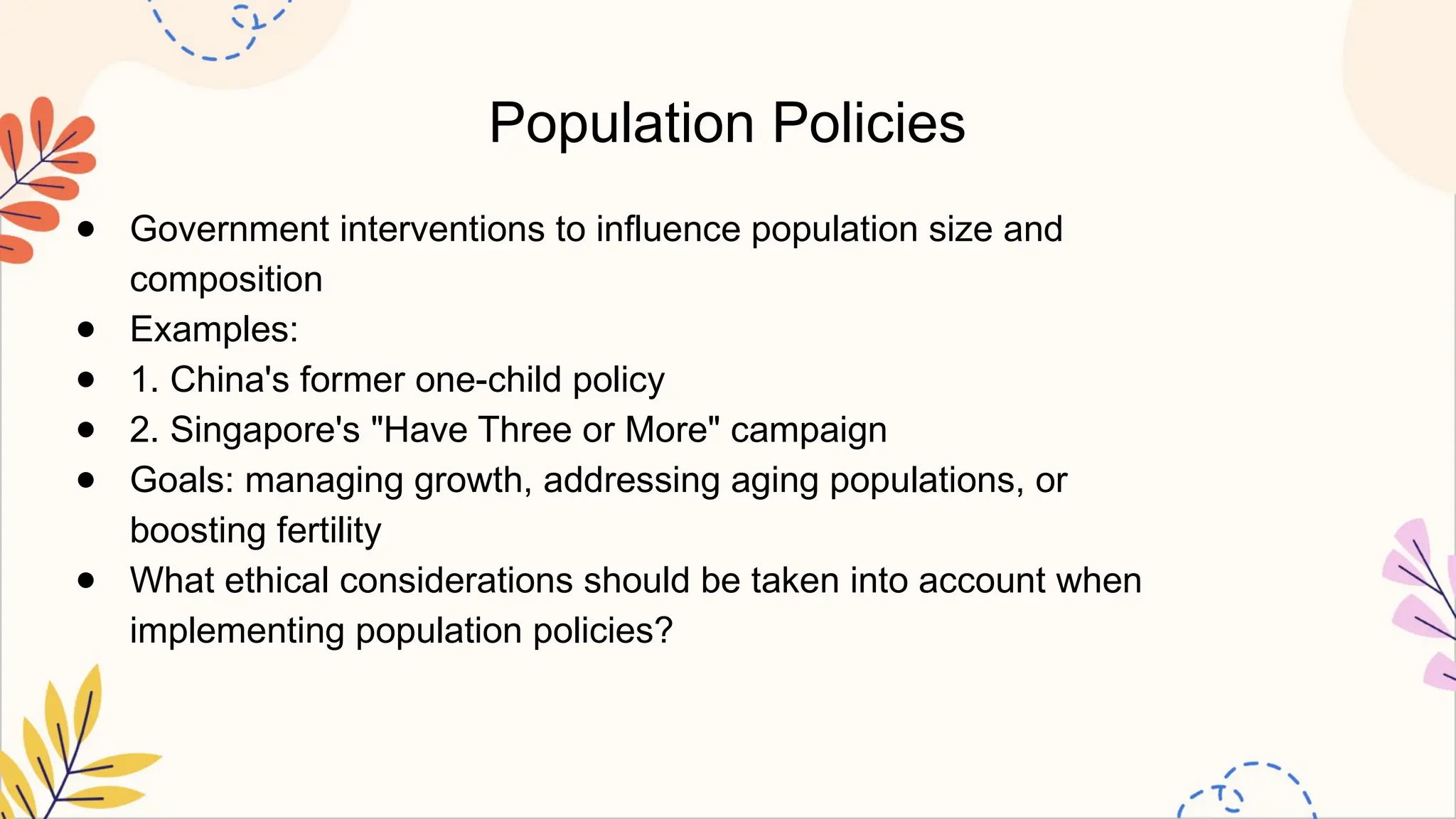 Understanding POPULATION DYNAMICS: Factors and impacts | PPTX