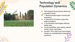 Understanding POPULATION DYNAMICS: Factors and impacts | PPTX