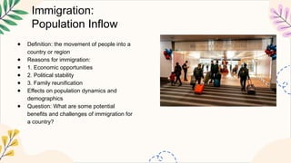 Understanding POPULATION DYNAMICS: Factors and impacts | PPTX
