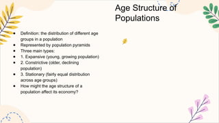 Understanding POPULATION DYNAMICS: Factors and impacts | PPTX