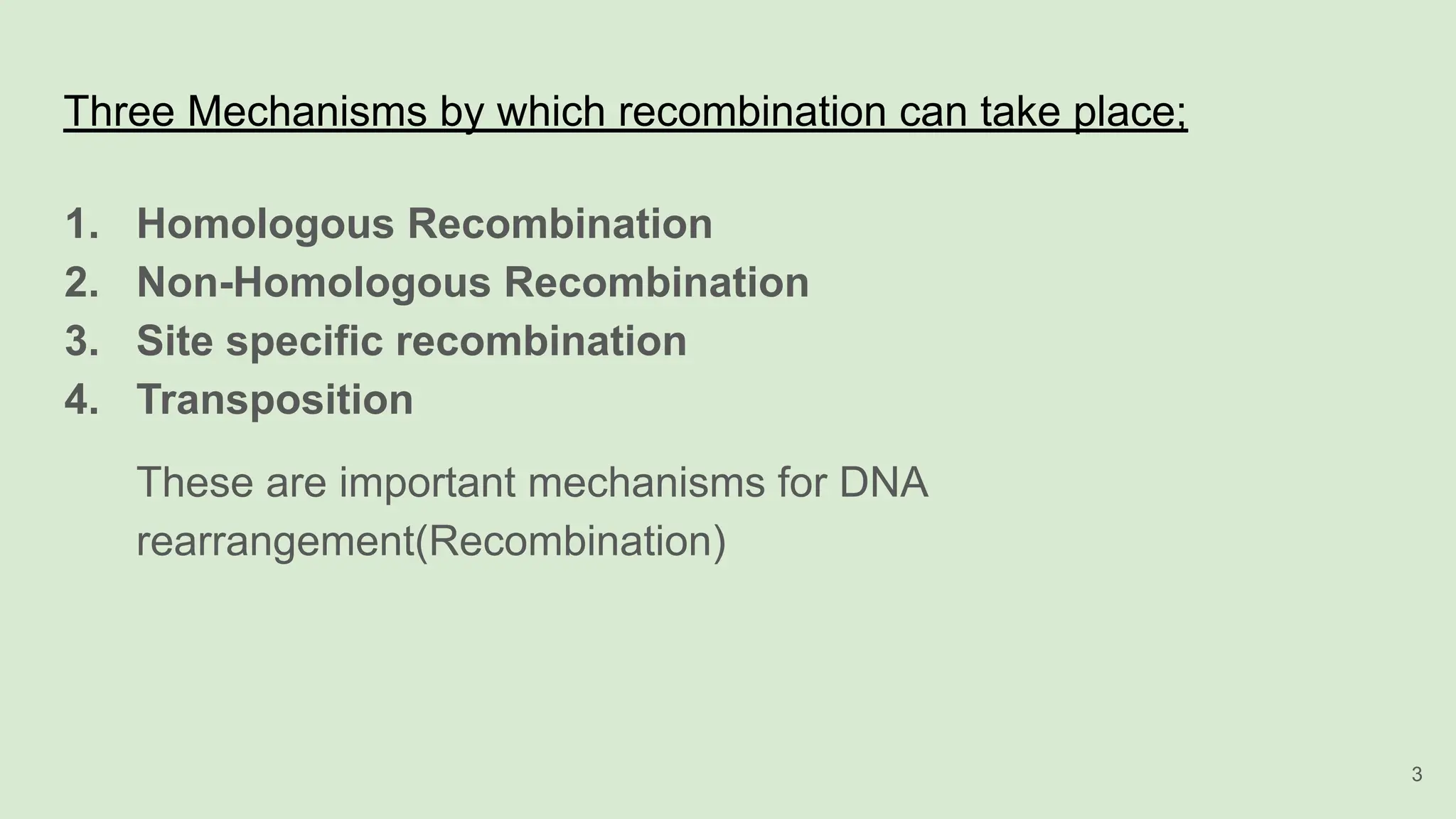 Recombination Types Models Pdf