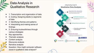 Qualitative research methods/ Qualitative research | PPT