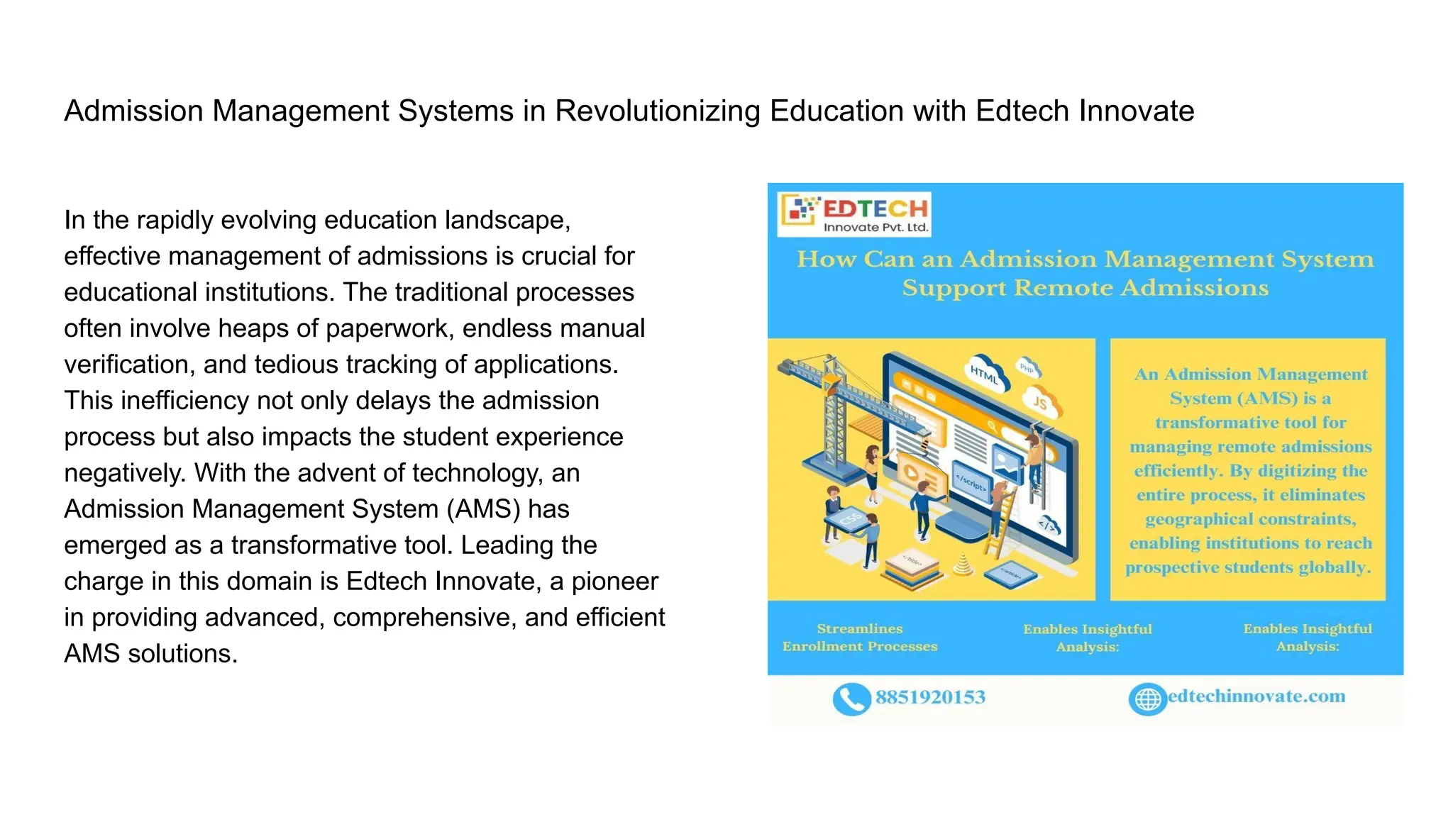 How Can an Admission Management System Support Remote Admissions | PPTX