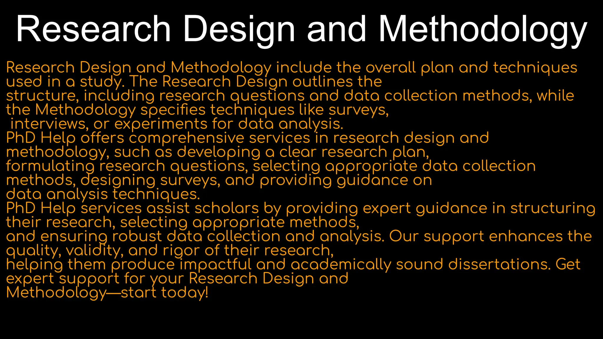 Comprehensive Overview of Research Design and Methodology | PDF