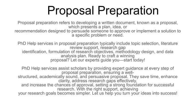 Comprehensive Guide to Efficient Proposal Preparation and Execution | PPT