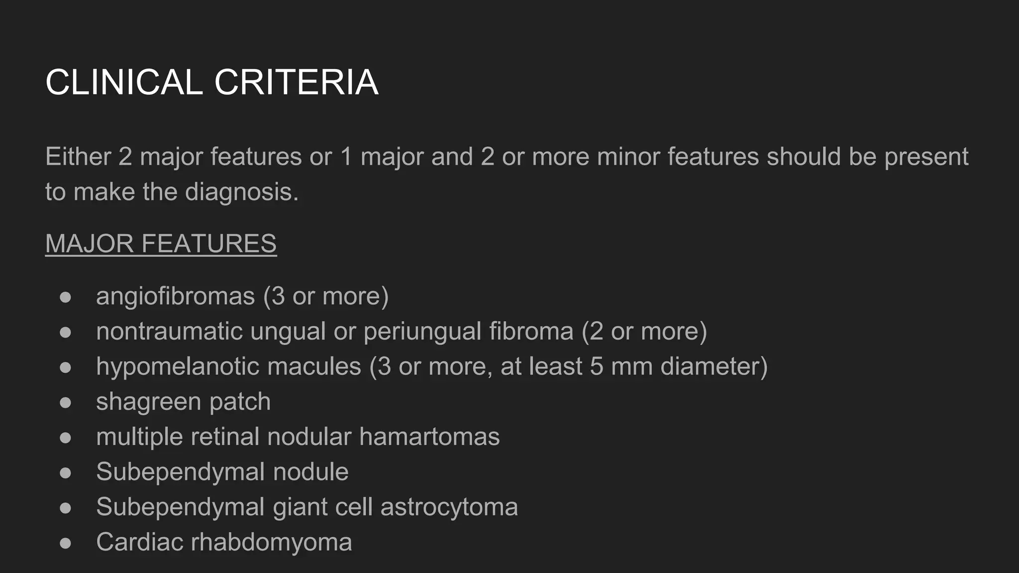 case presentation of tuberous sclerosis in a 30 year old woman | PPTX