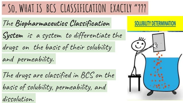 Biopharmaceutics Presentation Topic- BCS Classification | PPTX ...