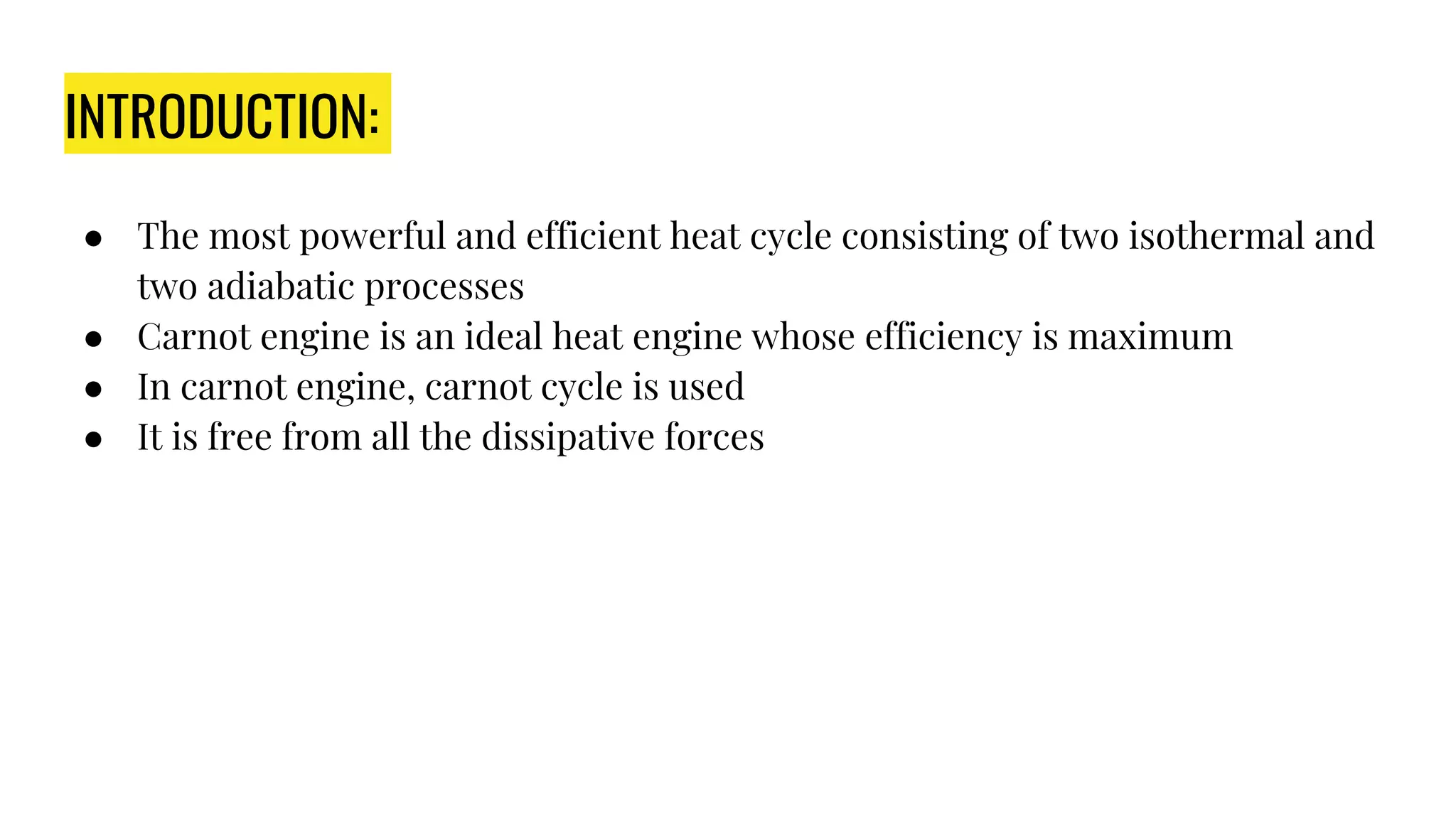 carnot engine and theorem | PPTX