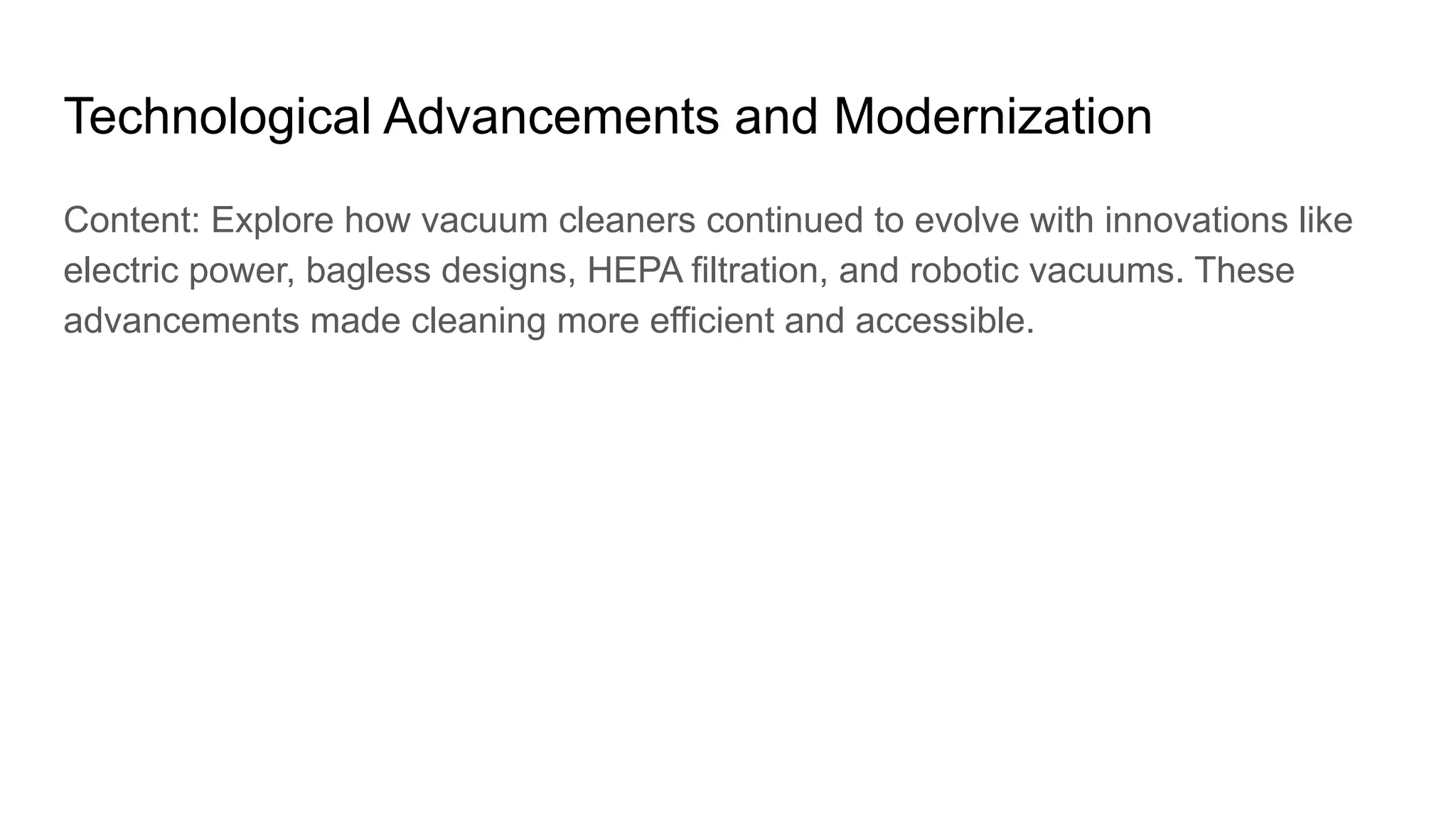 The History of Vacuum Cleaners: From Invention to Innovationf | PDF