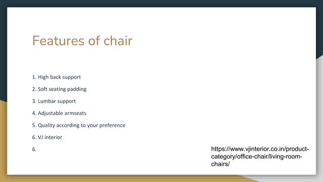 Untitled presentation office chair | PPT