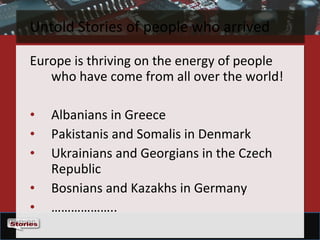 Untold Stories: an overview | PPT
