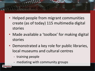 Untold Stories: an overview | PPT