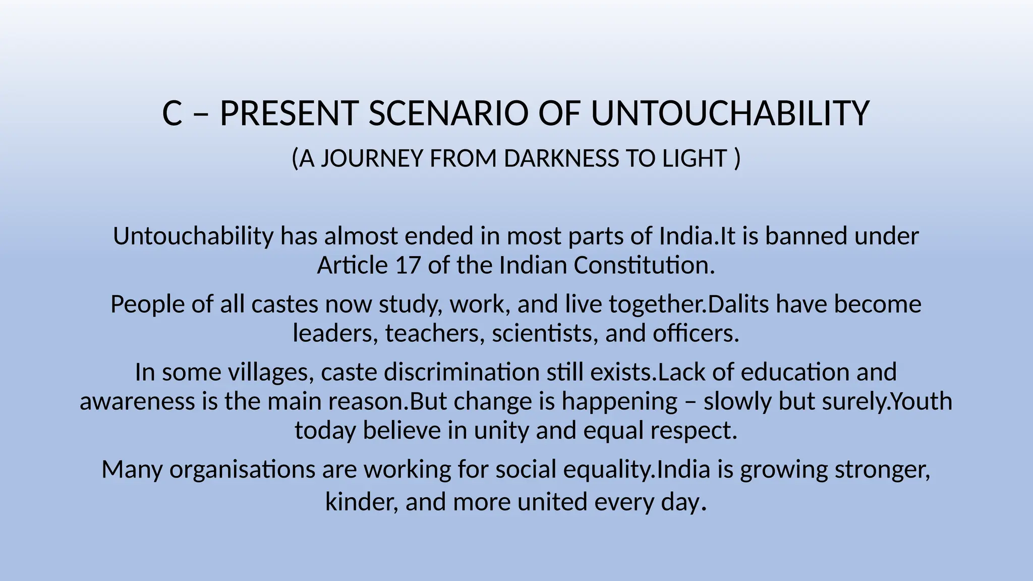 UNTOUCHABILITY PPT.pptx le lo 2 file uplode karke | PPTX