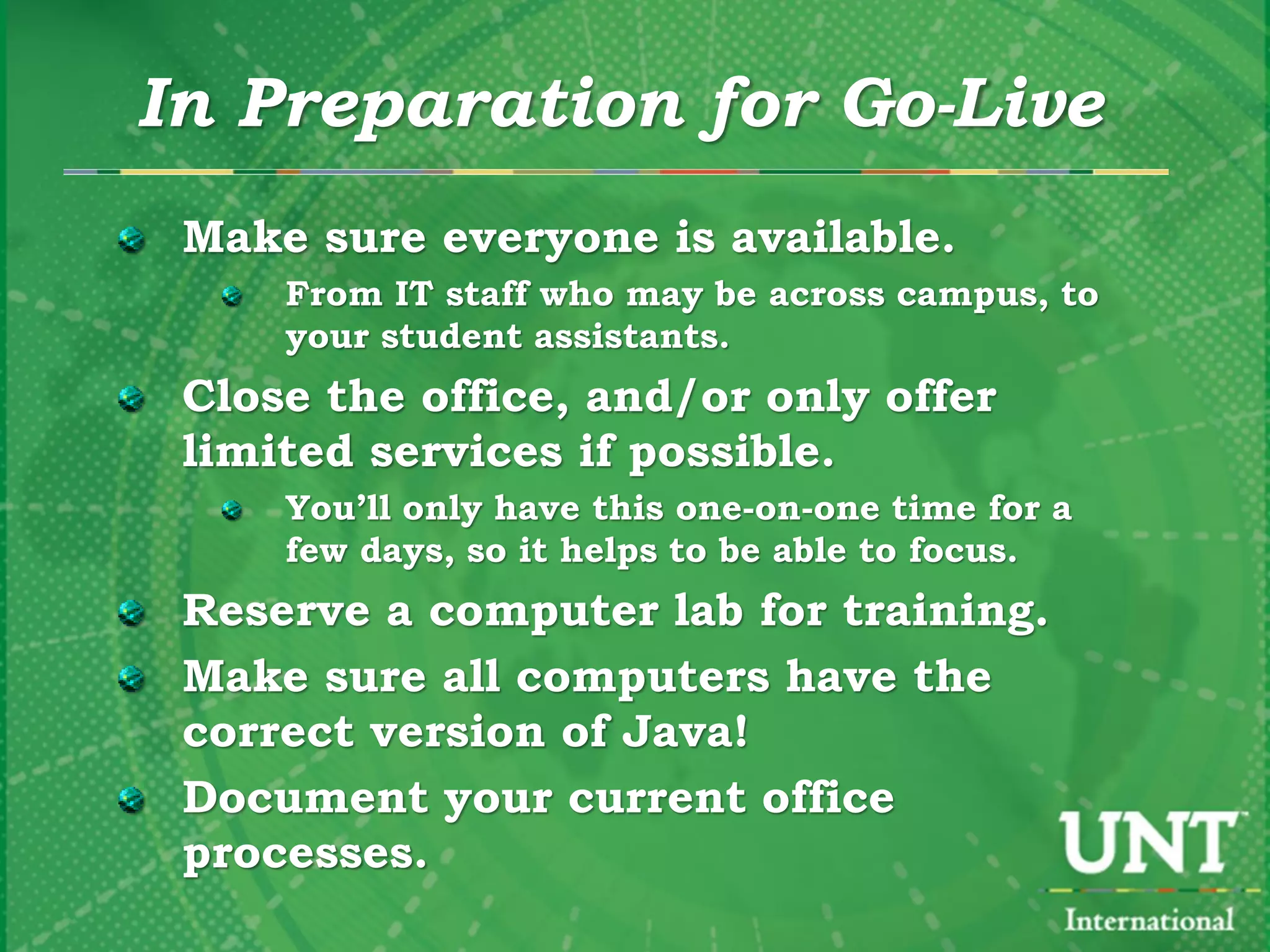 Sunapsis Implementation at UNT | PDF