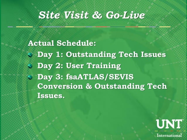 Sunapsis Implementation at UNT | PPT