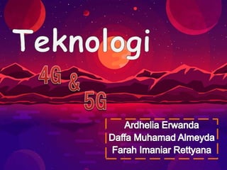 Teknologi Seluler 4G dan 5G | PPTX