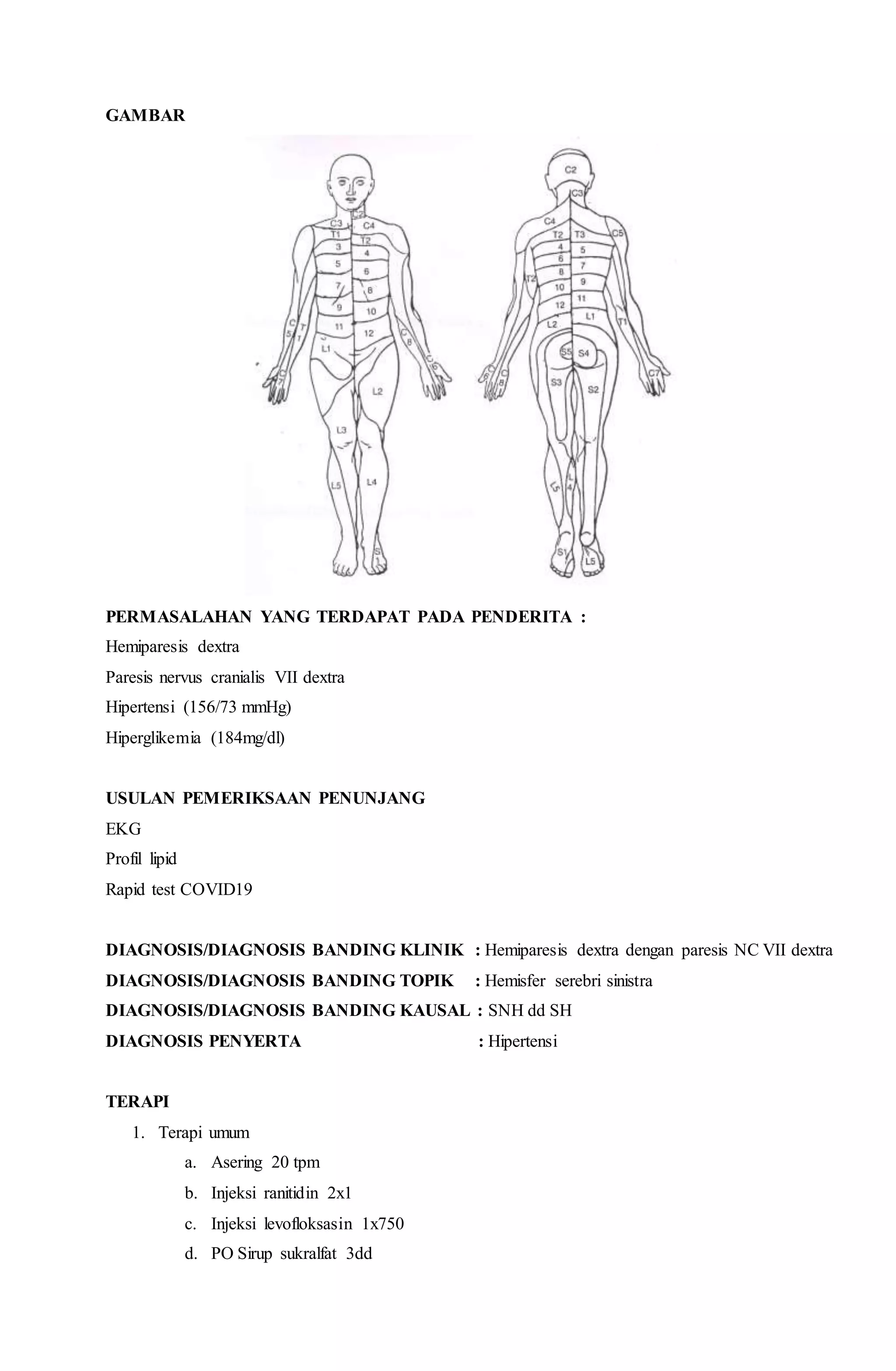 NEUROLOGI - anamnesis dan pemeriksaan stroke non hemoragik/ stroke ...