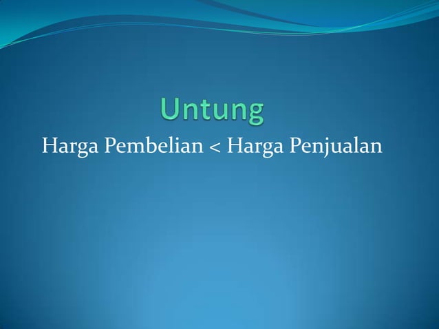 Untung dan rugi | PPTX