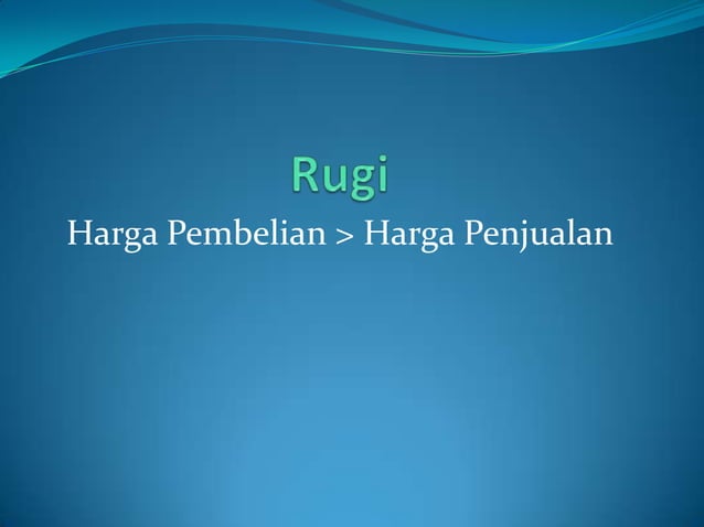 Untung dan rugi | PPTX
