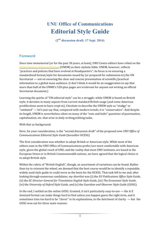Unu style-guide-sep14 | PDF