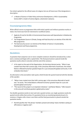 Unu style-guide-sep14 | PDF