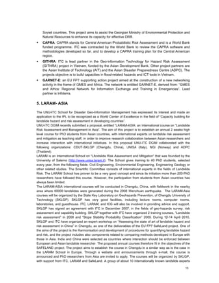 Landslide work at ITC | PDF