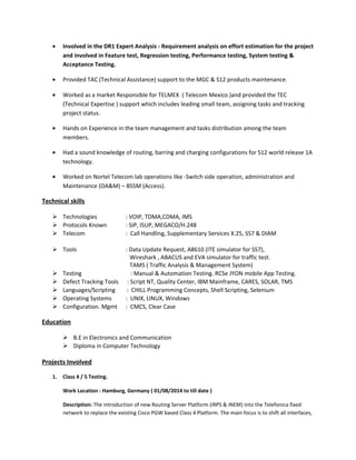 Test Lead at WIPRO Technologies | DOC