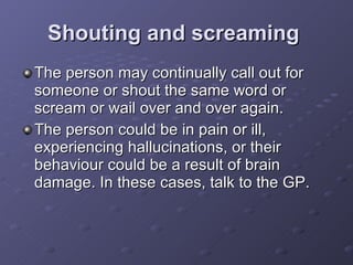 Unusual Behaviour | PPT