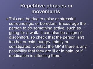 Unusual Behaviour | PPT