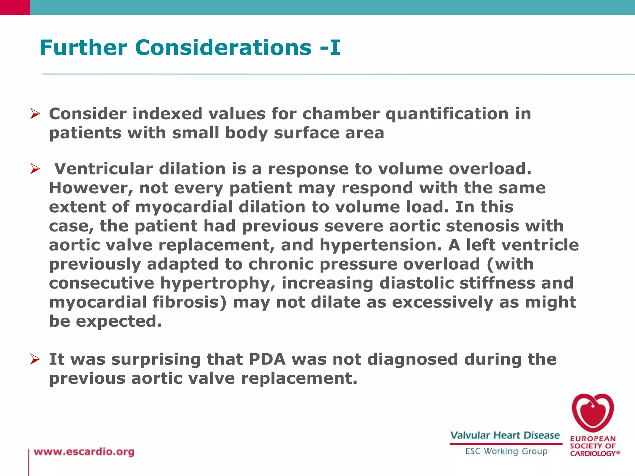 An Unusual Cause of Left Ventricular Volume Overload after Aortic Valve ...