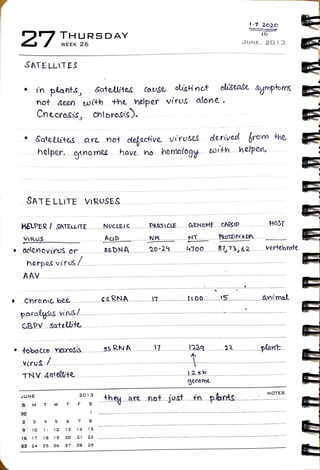 Virology Notes 2020 #25: Unusual infectious agents | PDF