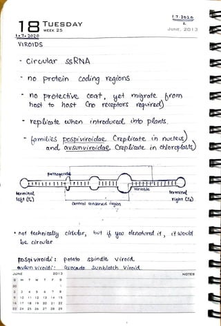 Virology Notes 2020 #25: Unusual infectious agents | PDF