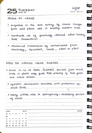 Virology Notes 2020 #25: Unusual infectious agents | PDF