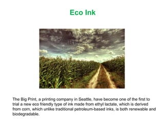 Scientific, Innovative and Unusual Inks | PPT