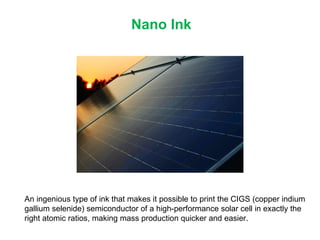 Scientific, Innovative and Unusual Inks | PPT